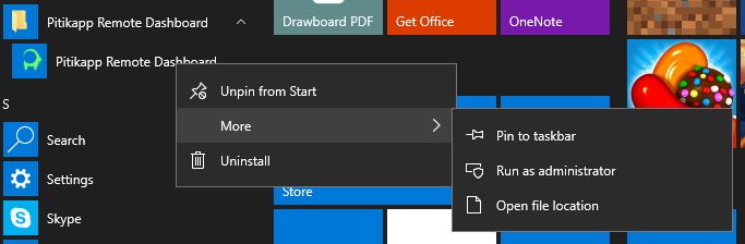 6. When the Windows firewall popup is shown, click on "Cancel"